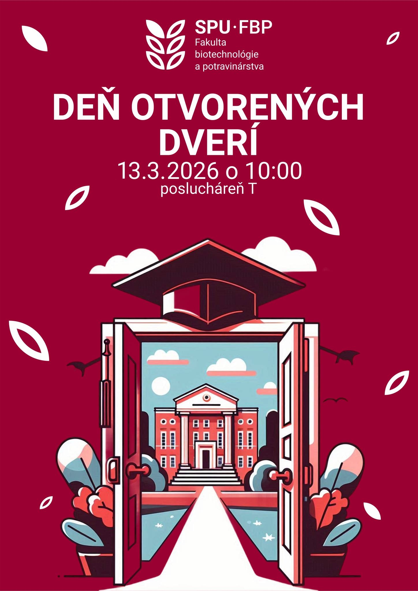 Deň otvorených dverí na FBP | SPU Nitra